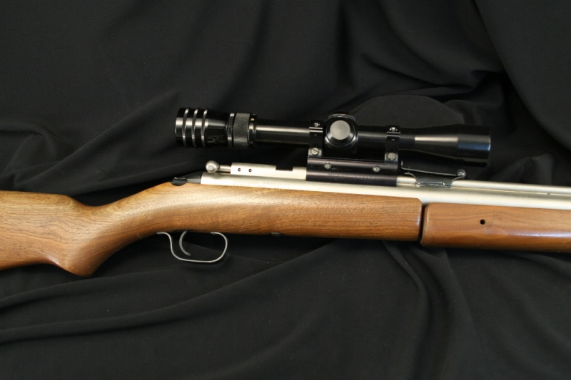 Sheridan 5mm Pellet Rifle Silver Streak W/ Scope For Sale at GunAuction ...