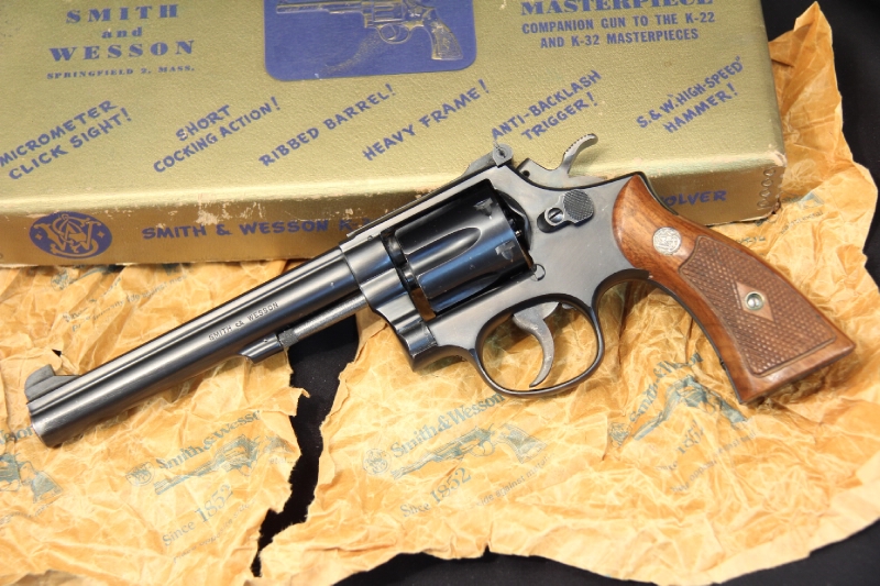 Smith & Wesson Pre-Model 14 5-Screw, K38 Target Masterpiece .38 Spl In ...