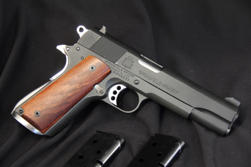Custom Springfield Armory 1911-A1 .45 Acp Semi Auto Pistol W/ 2 Mags ...