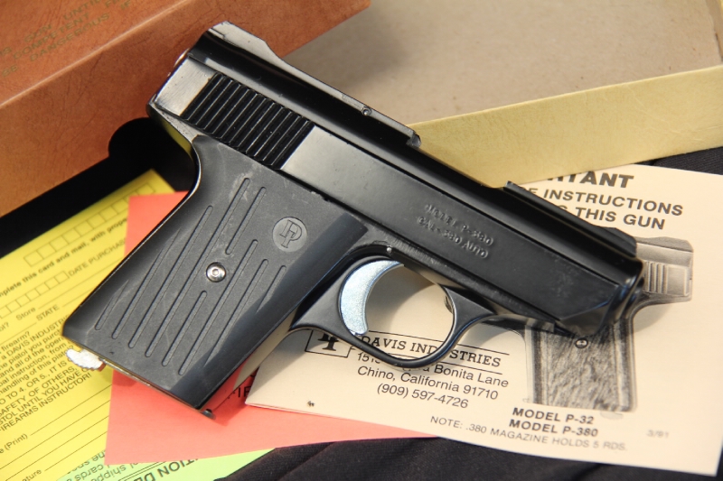 Davis Model P-380 .380 Acp Semi-Auto Pistol, No Reserve In The Box For ...