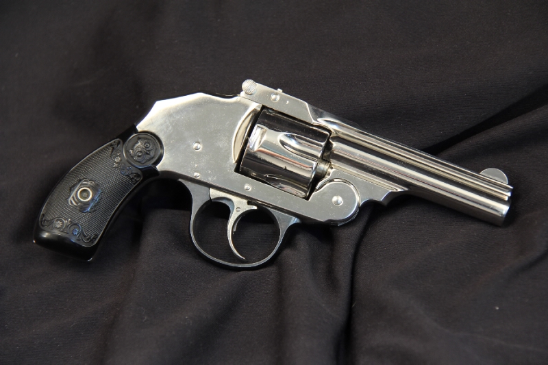 Iver Johnson Safety Hammerless .38 S&W Double Action Top Break Revolver ...