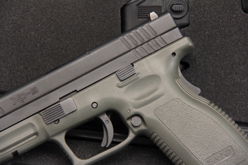 Springfield Armory Xd-9 Semi Auto 9mm Pistol Kit Od Green In The Box ...