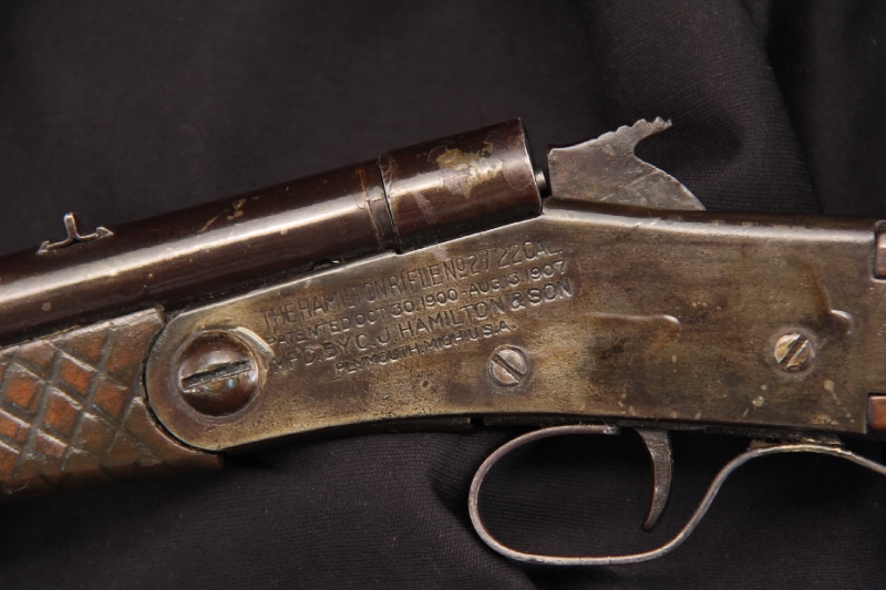 Hamilton No. 27 .22 Cal. Single Shot Boys Rifle, Early 1900s C&R Ok For ...