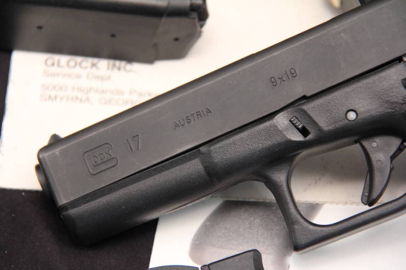 1st Gen Glock Model 17, 9 Mm Semi Automatic Pistol, With Laser - In The ...