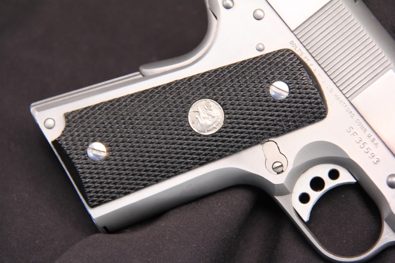 Stainless Colt Mk Iv 1911 Officer`S Acp .45 Acp Stainless Semi Auto ...