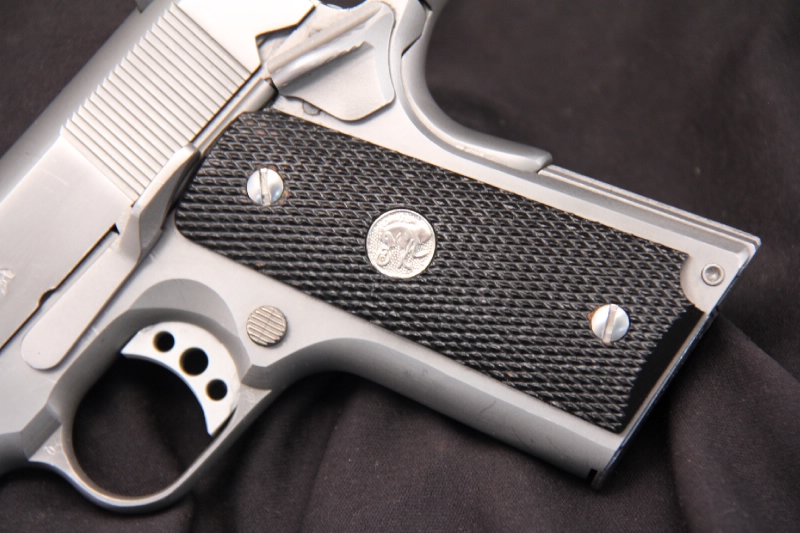 Stainless Colt Mk Iv 1911 Officer`S Acp .45 Acp Stainless Semi Auto ...