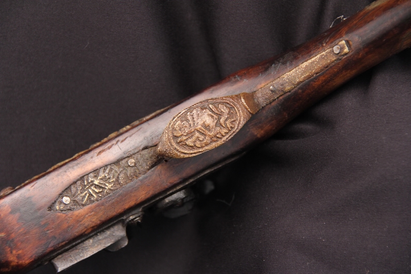 Middle Eastern Flintlock Highly Embellished Replica Short Rifle ...