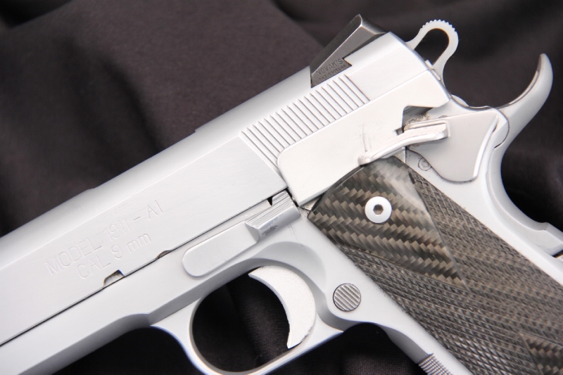 Springfield Armory 1911-A1 Custom Stainless 9mm Semi Automatic Pistol ...