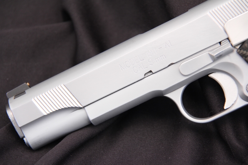 Springfield Armory 1911-A1 Custom Stainless 9mm Semi Automatic Pistol ...