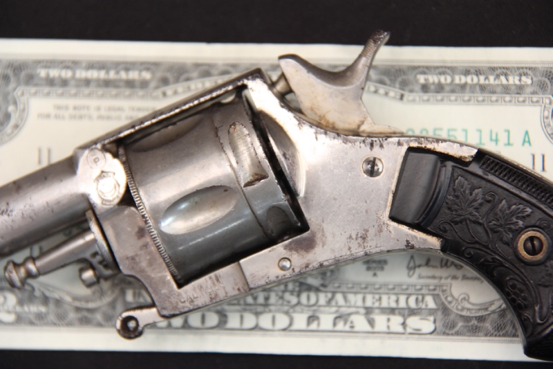 French / Spanish Bulldog .380 Cal. Pocket Revolver, Engraved - C&R Ok ...