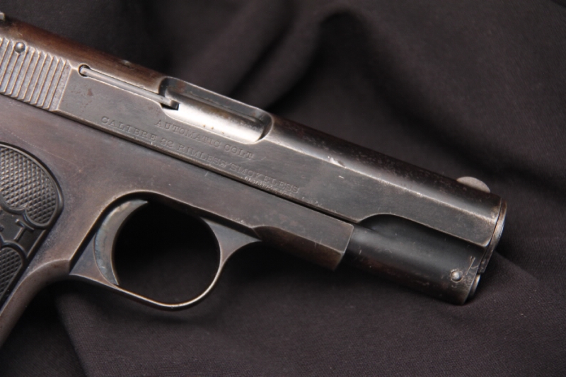 Colt Model 1903 Type Ii W/ Bushing .32 Acp Semi Auto Pistol, 1909 - C&R ...