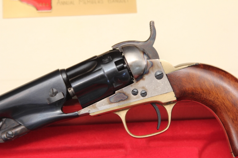 Book Cased Uberti / Colt Clone Model 1862 .36 Cal. Police Revolver Set ...