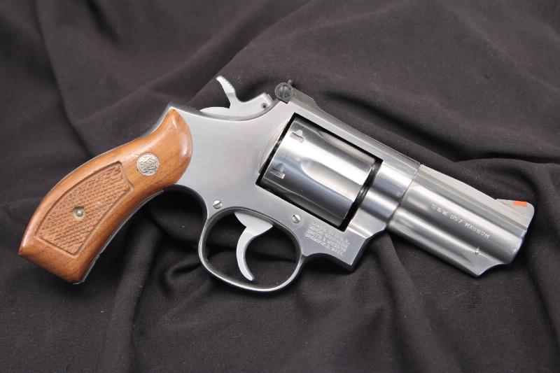 Pictures: Smith & Wesson, S&W Model 66-2 Stainless 357 Combat Magnum Double Action Revolver .357 ...