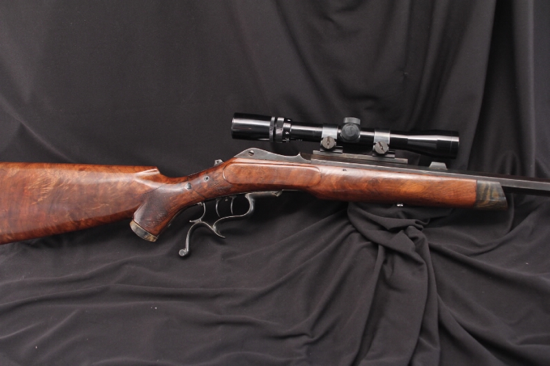 Greener Martini Cc Johnson .22 Hornet Single Shot Rifle, Set Triggers ...