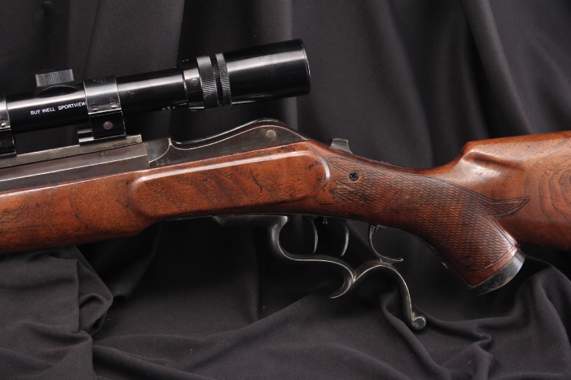 Greener Martini Cc Johnson .22 Hornet Single Shot Rifle, Set Triggers ...