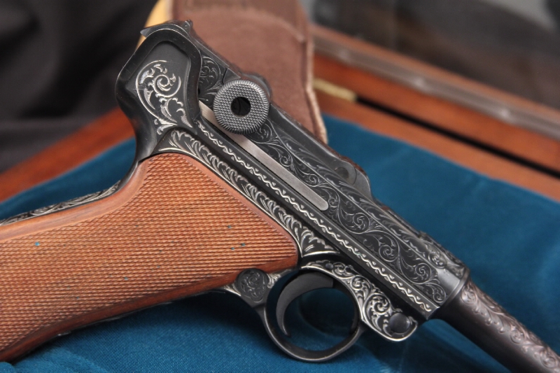 Cased & Engraved German Luger Model 1920 Commercial 9mm Semi Auto ...