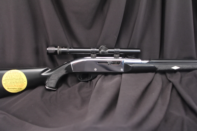 Remington / Dupont Nylon 66 Apache Black .22 Lr Semi Auto Rifle & Scope ...