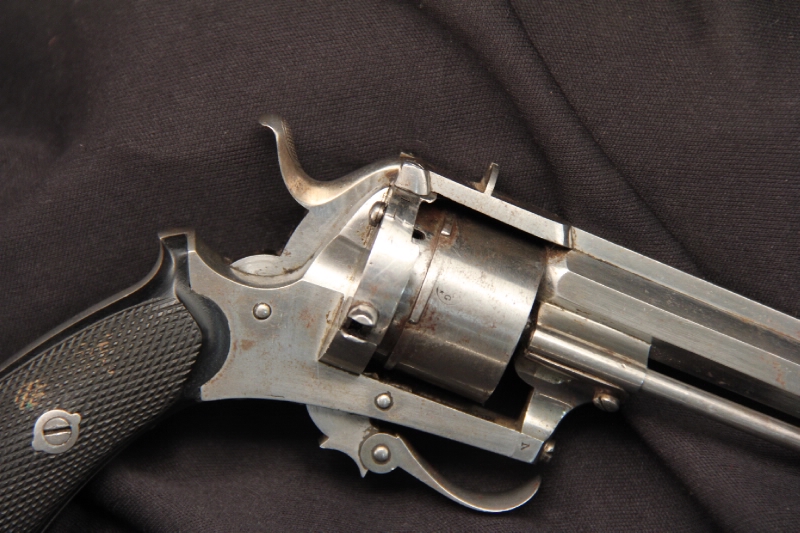 Sharp Belgian 7mm (7.5 Mm) Double Action Pinfire Revolver - Antique For ...