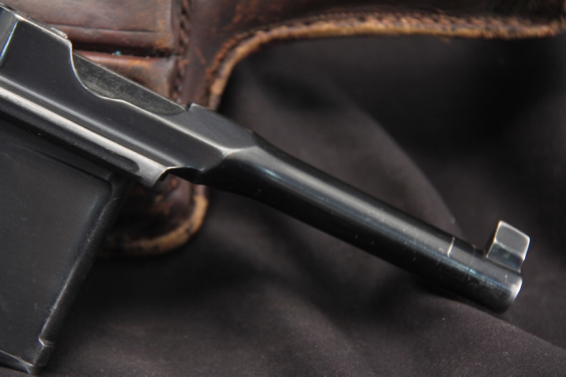 C96 Broomhandle Mauser 9mm 1920 Rework Fixed Sights W/ Holster - C&R Ok ...