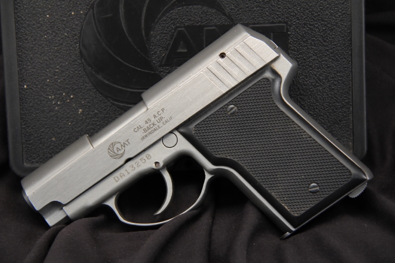 Amt Backup Dao Semi-Auto Stainless .45 Acp Pistol - In The Box For Sale ...