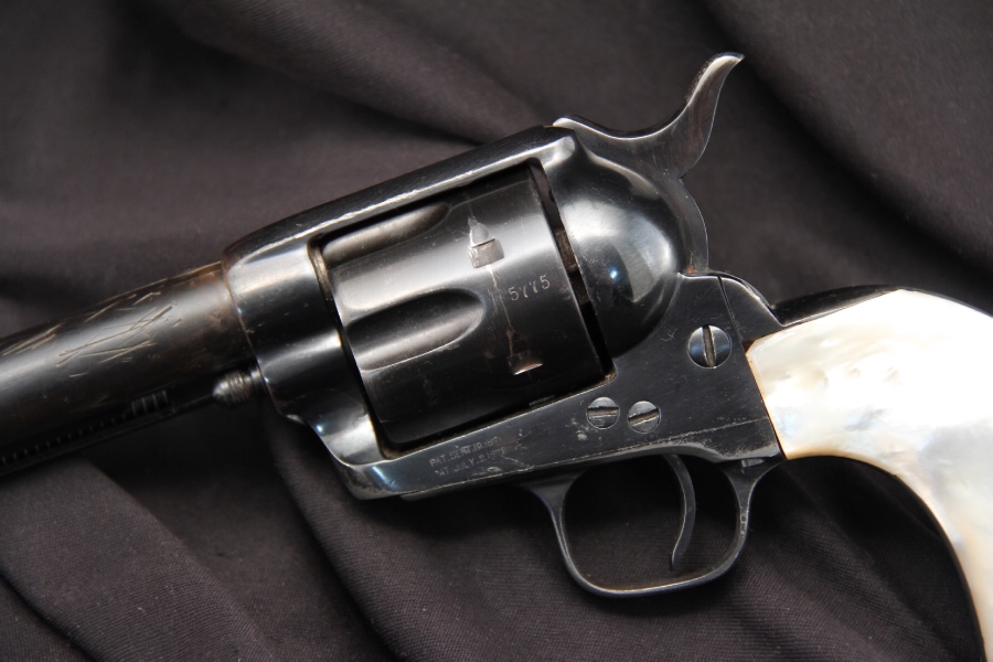 Black Powder Frame 1st Gen .45 7 1/2' Colt Peacemaker Single Action ...