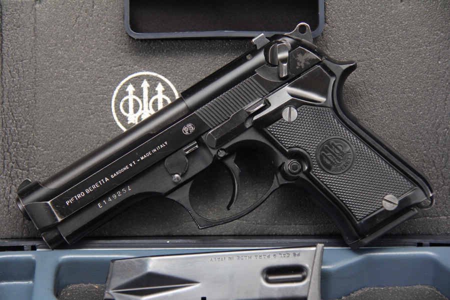 Beretta Model 92fs Compact 9mm Double Action Semi Auto Pistol - In The ...
