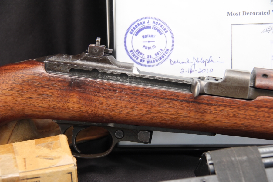 Audie Murphy'S 1942 Inland M1 Carbine Gifted Dfc Winner George Mclvor ...