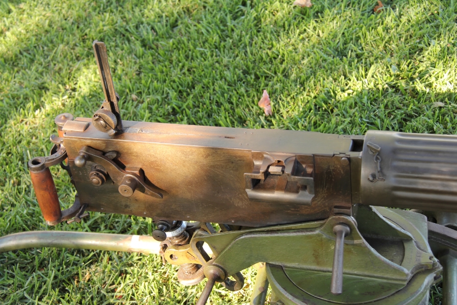 Demilled Maxim / Soviet 7.62mm Heavy Machine Gun M1910 (Spm) & Sokolov ...