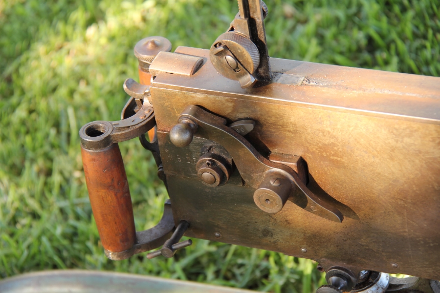 Demilled Maxim / Soviet 7.62mm Heavy Machine Gun M1910 (Spm) & Sokolov ...