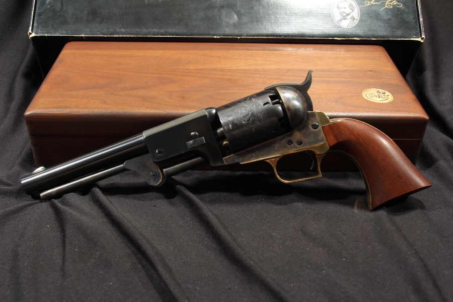 Cased Colt Blackpowder Series Dragoon .44 Percussion Revolver - Black ...