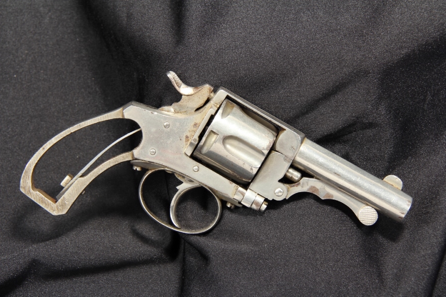 Belgian Top Break Pocket Style .38 Short Colt Double Action Revolver ...