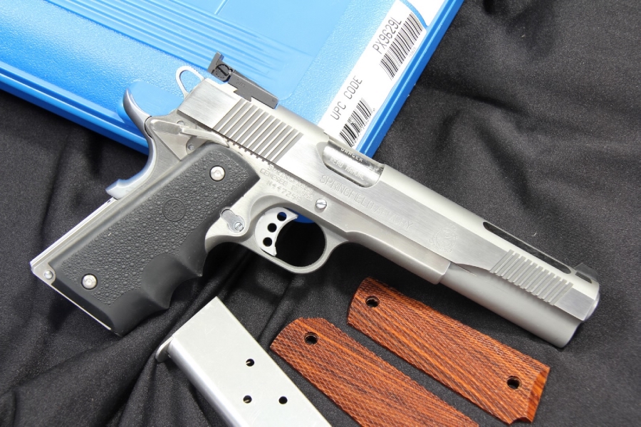 Springfield 1911-A1 Long Slide Custom Loaded .45 ACP Semi Auto Pistol ...