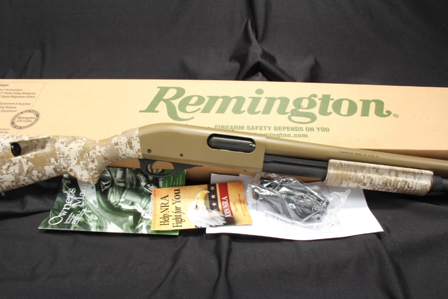 Remington Model 870 12 Ga. Tactical Desert Recon 18` 3` Shells - In The ...