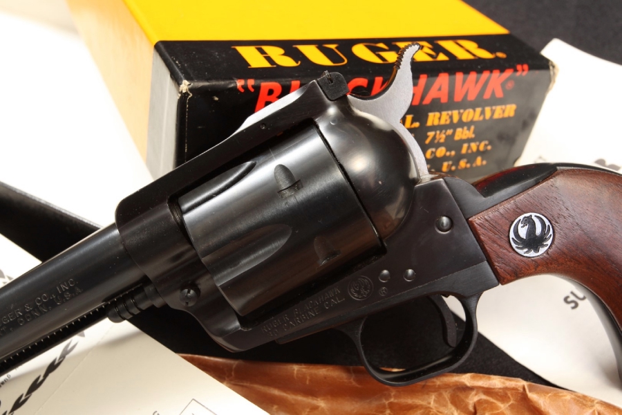 Ruger Old Model Blackhawk .30 Carbine Revolver 1st Year Mfd 1968, In ...