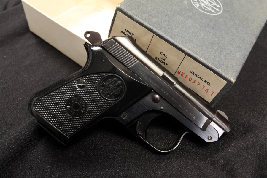 Beretta Model 950BS MINX .22 Short Semi Auto Pistol - In The Box