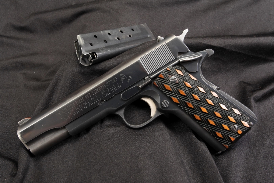 Colt Mk Iv Series 70 .38 Super Government Model 1911 Semi Auto Pistol ...
