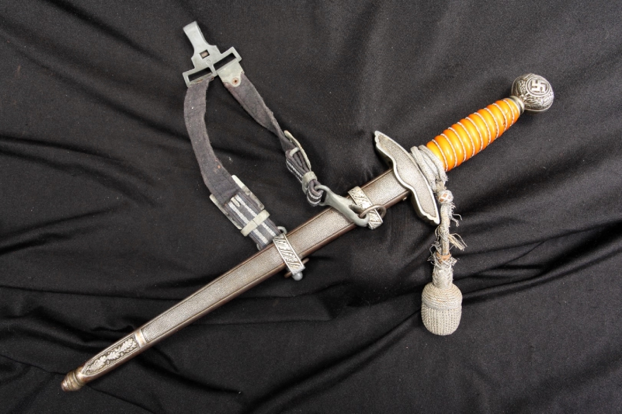 Wkc German Nazi 2nd Mod Luftwaffe Dagger & Sheath For Sale at ...