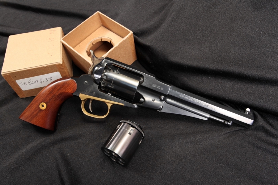 Pietta Replica Remington 1858 36 Cal Black Powder Revolver & Conversion ...