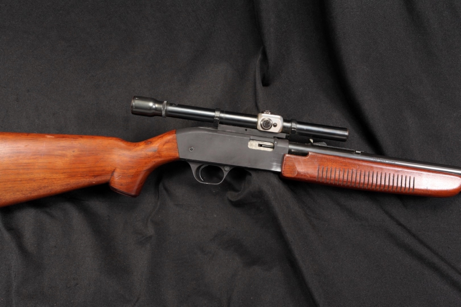 J.C. Higgins Model 33 .22 Lr Slide /Pump Action Rifle W/ Tubular ...