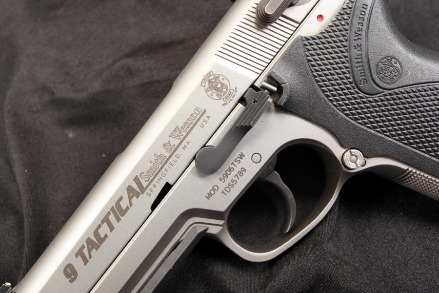 S&W Model 5906tsw Tactical Smith & Wesson 9mm Semi Auto Pistol ...