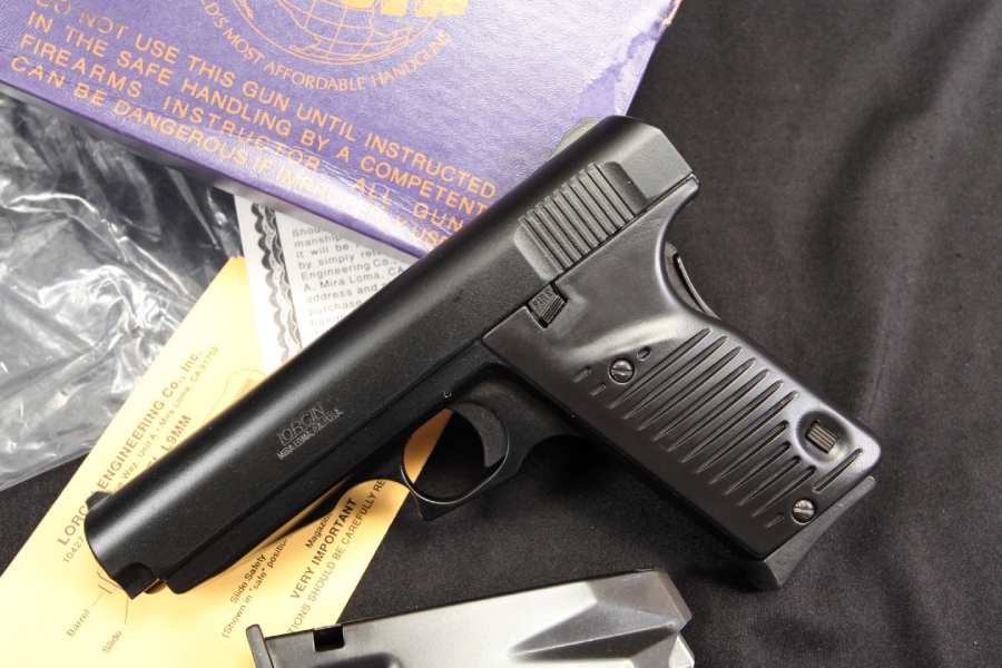 Lorcin L9 9mm Semi Auto Pistol - In The Box & Extra Magazine For Sale ...
