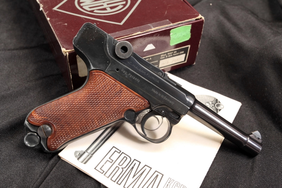 Erma-Werke Model Kgp 68a Mini Luger .380 Acp Semi Auto Pistol - Box ...