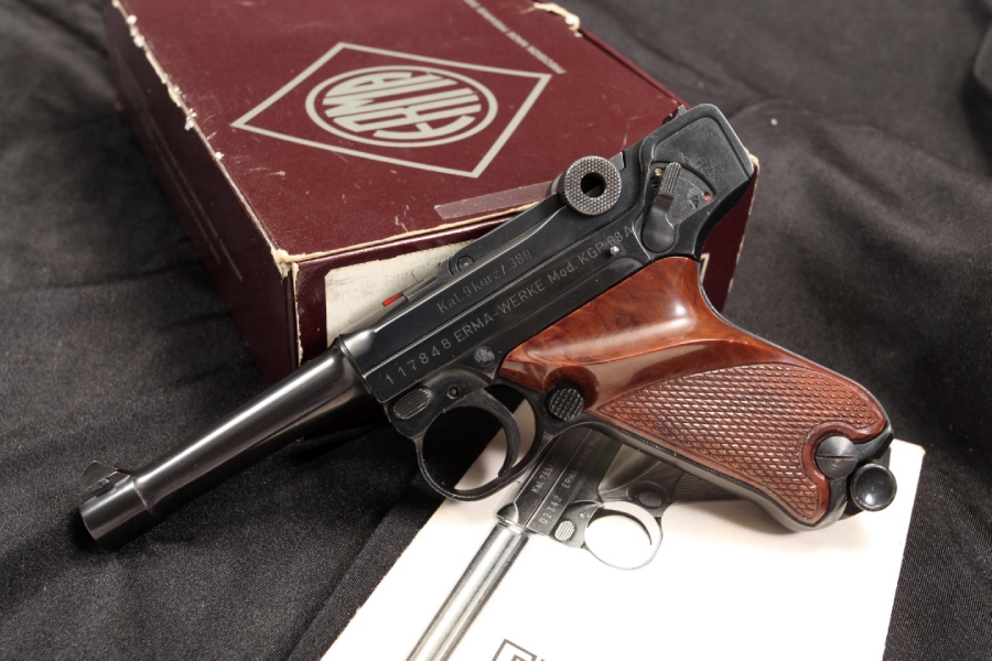 Erma-Werke Model Kgp 68a Mini Luger .380 Acp Semi Auto Pistol - Box ...