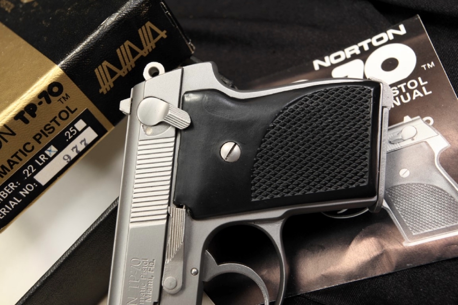 American Arms Norton Tp-70 .22 Long Rifle Semi-Automatic Pistol W/ Box ...