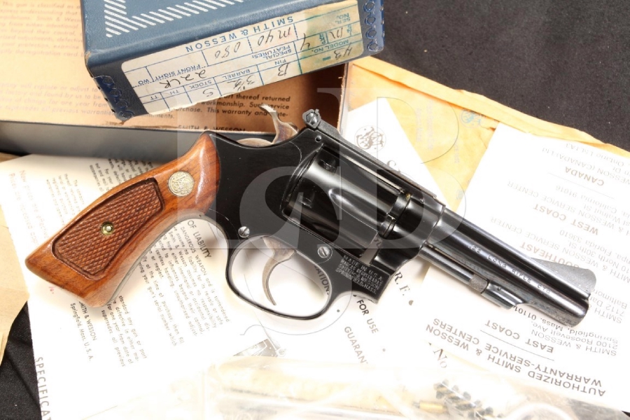 Smith & Wesson S&W Model 43 1955 .22/32 Airweight Kit Revolver - Box ...