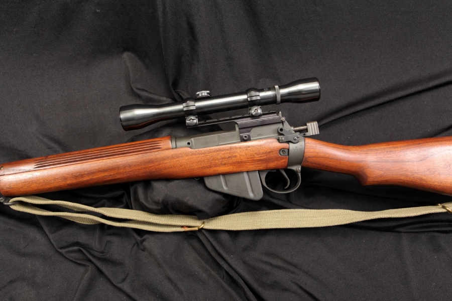 Custom Enfield No. 4 Mk 1/2 (F)Ftr .303 Bolt Action Rifle & Scope ...