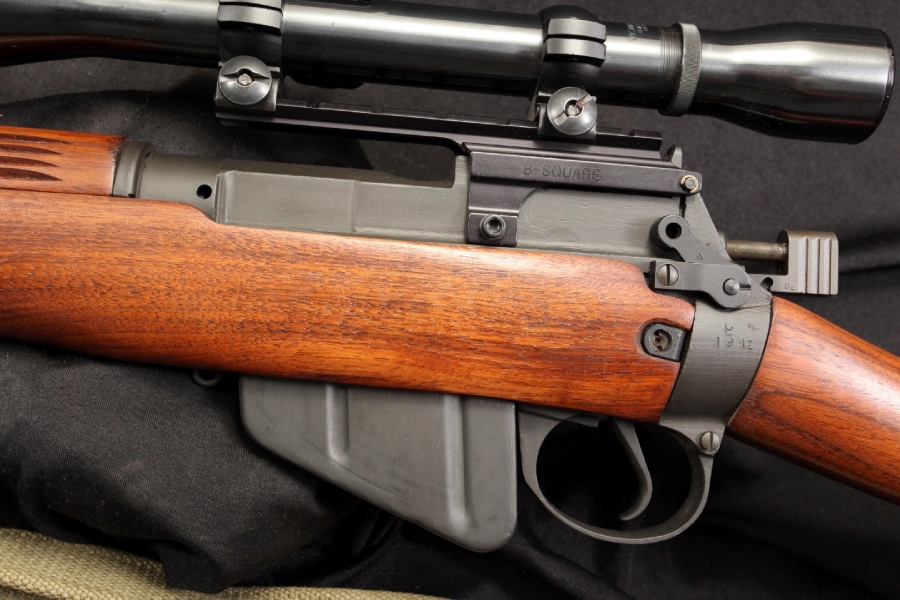Custom Enfield No. 4 Mk 1/2 (F)Ftr .303 Bolt Action Rifle & Scope ...