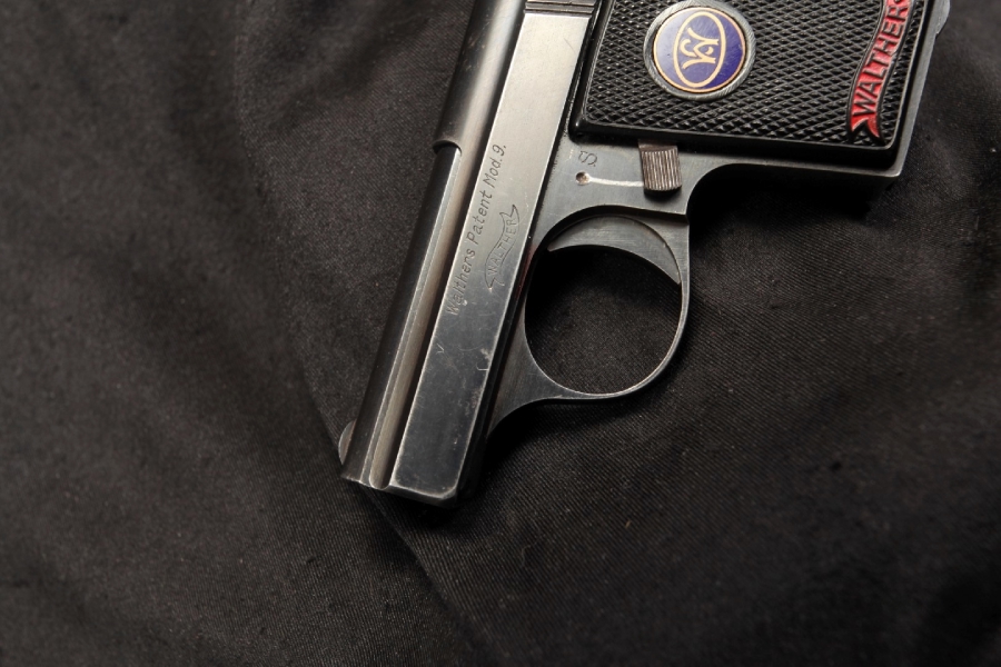Early Walther Model 9 .25 Acp Vest Pocket Semi Auto Pistol - 1921-1939 ...