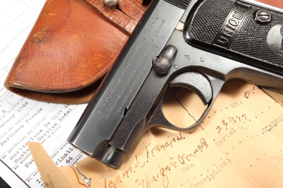 Mapf/Unique Model 10 .32 Acp Documented Bringback Wwii Semi Auto Pistol ...