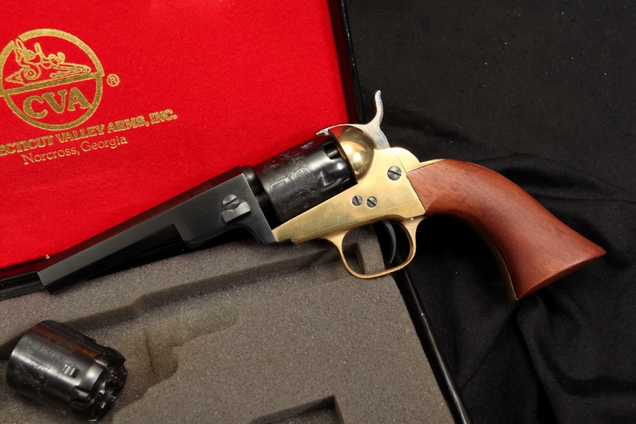Colt Cva Wells Fargo Revolver .31 Cal. Sa Percussion Revolver & Box ...